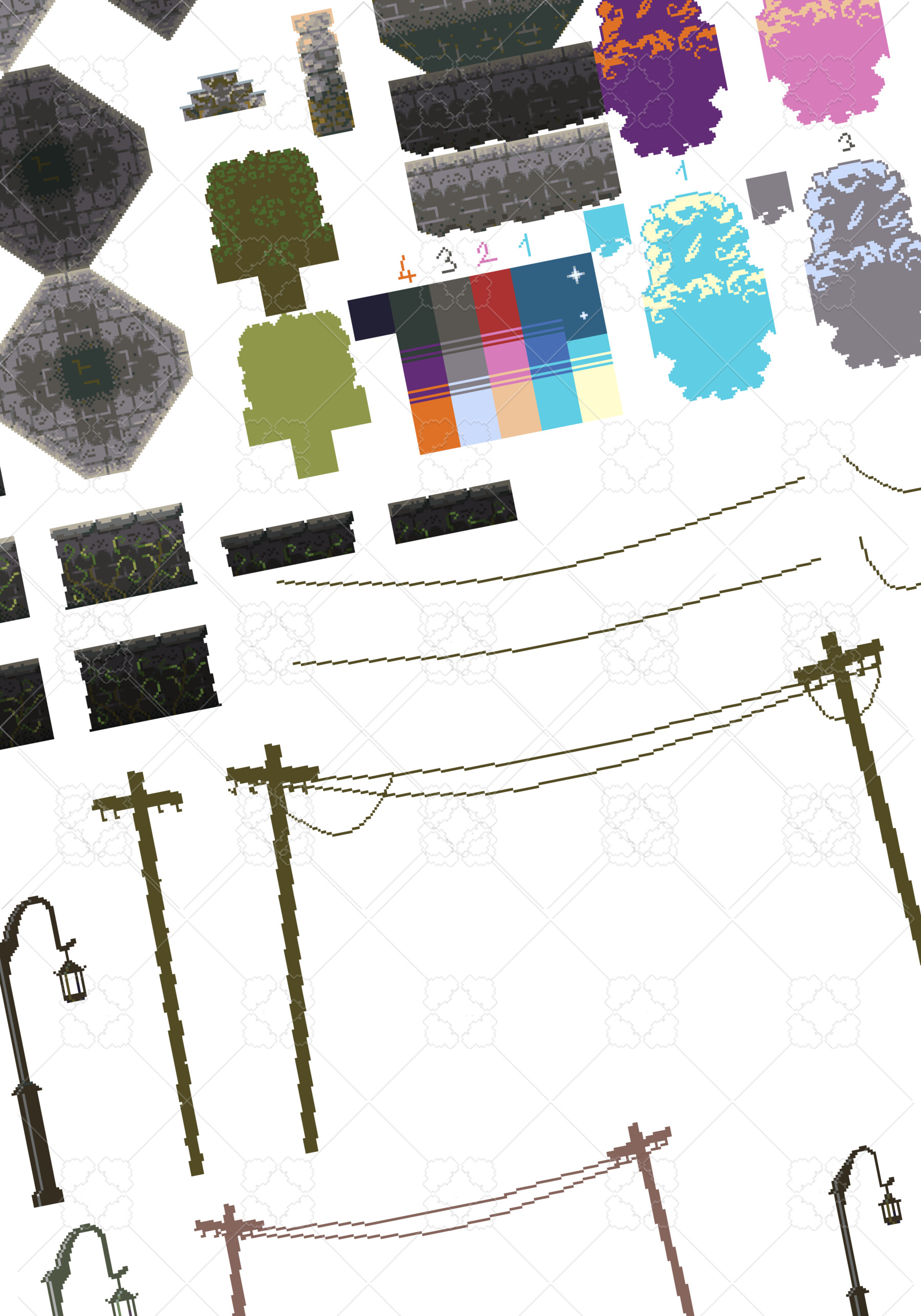 ArtStation - Town Street Assets | Game Assets