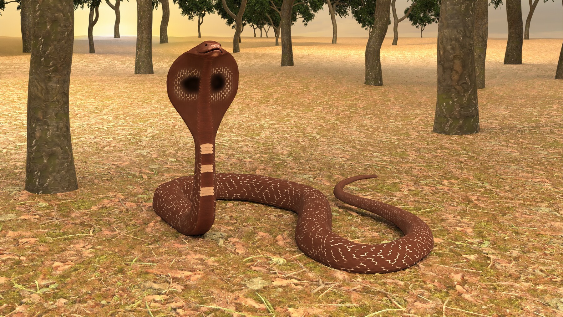 ArtStation - Spectacled Cobra 4K | Resources