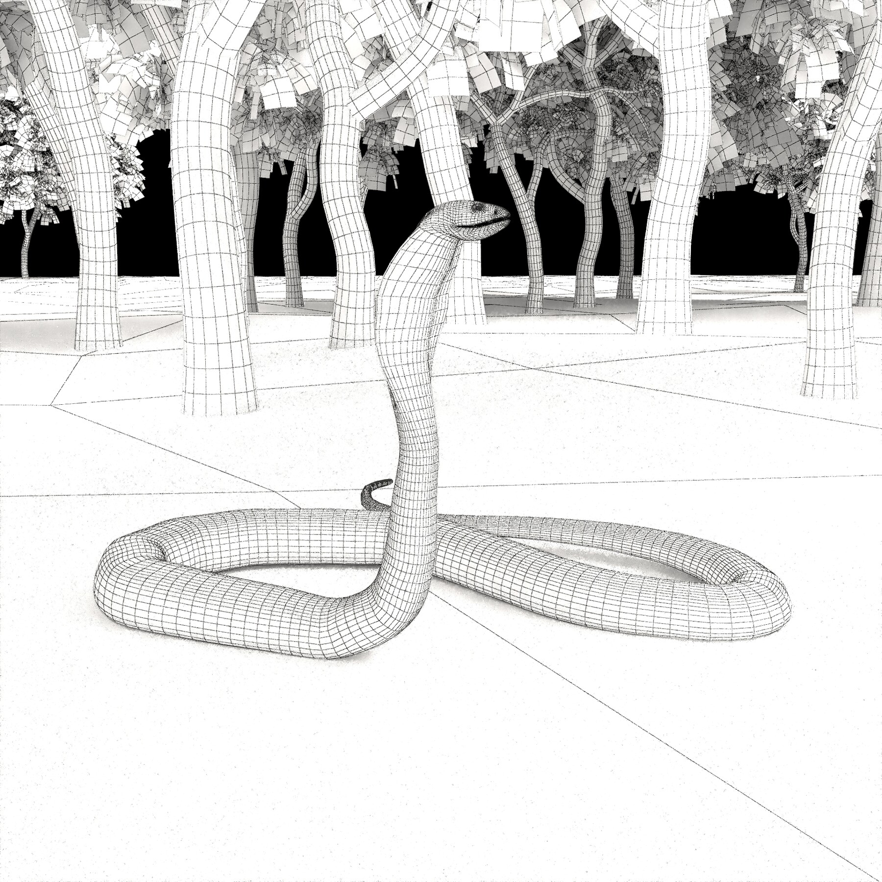 ArtStation - Spectacled Cobra 4K | Resources