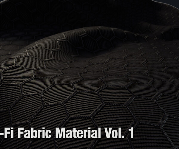ArtStation - 8 Sci-Fi Fabric Material Vol. 1 | Resources