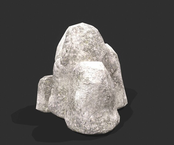 ArtStation - Rock-Low poly | Game Assets