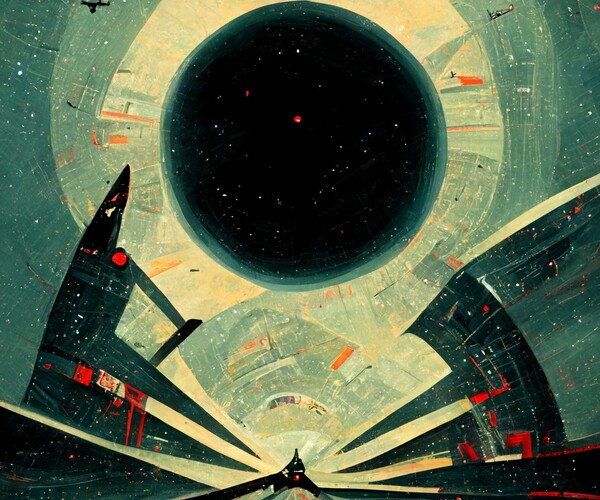 ArtStation - abstract space scene | Artworks