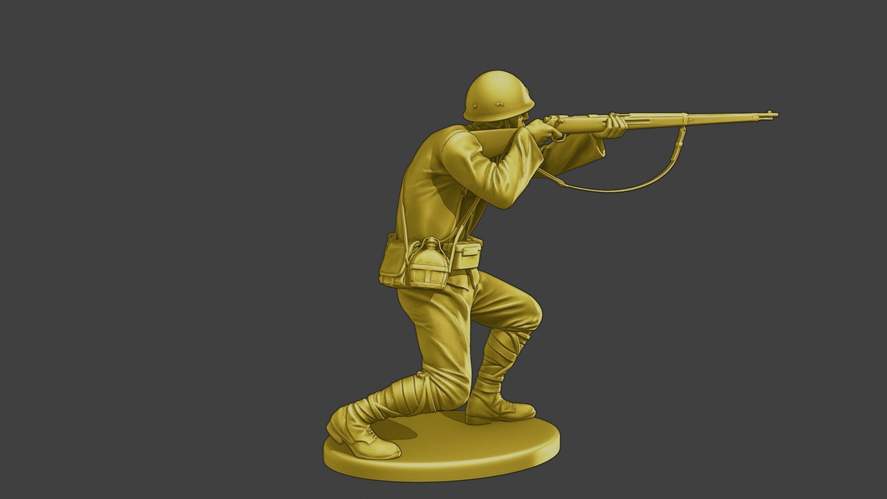 ArtStation - Japanese soldier ww2 Shoot SCrouch J2 | Resources