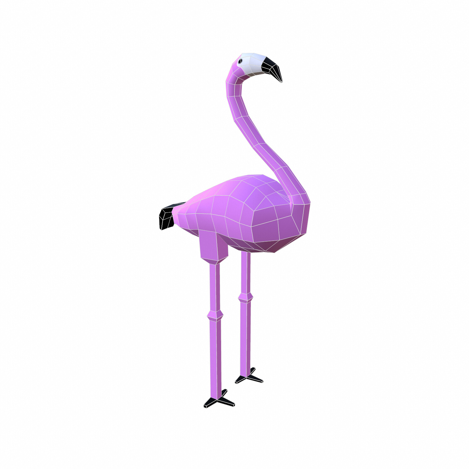 ArtStation - Flamingo Cartoon | Game Assets
