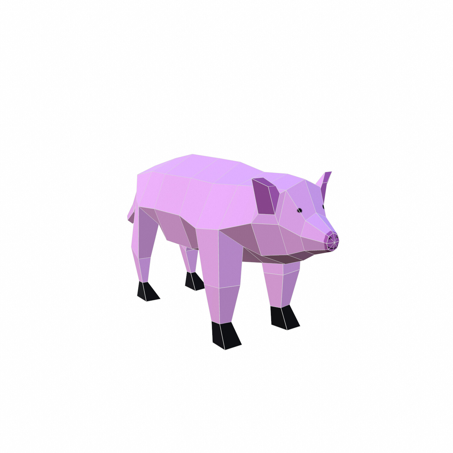 ArtStation - Pig cartoon | Game Assets