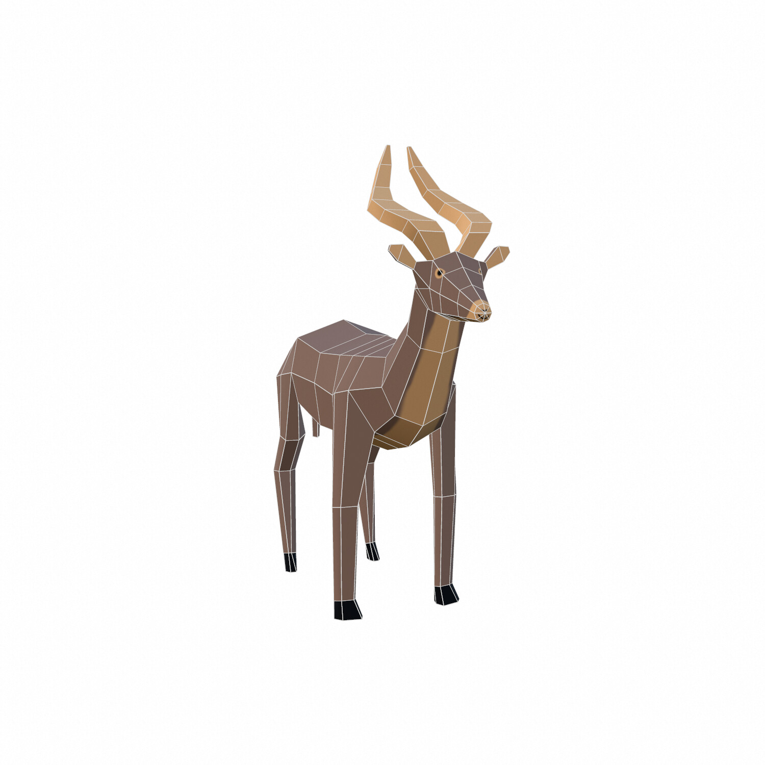 ArtStation - Antelope Cartoon | Game Assets