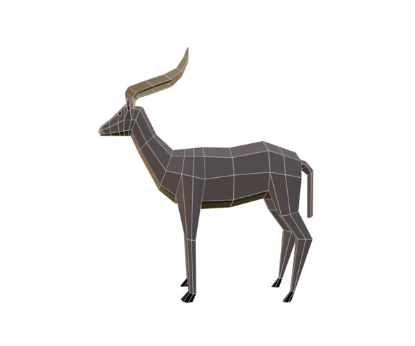 ArtStation - Antelope Cartoon | Game Assets