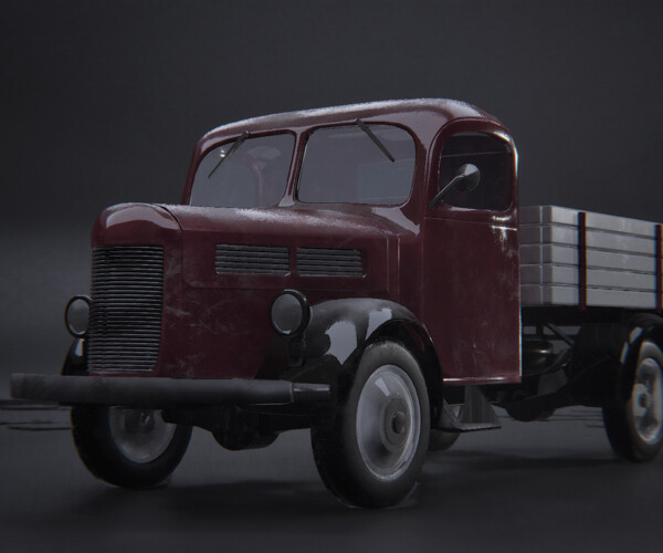 ArtStation - Old truck , 3d model | Game Assets