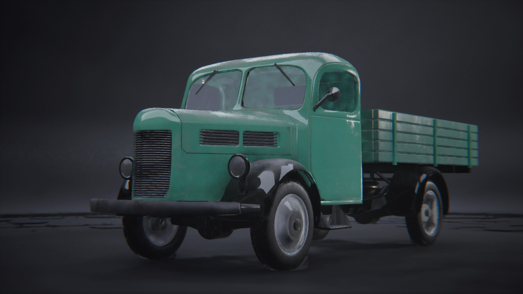 ArtStation - Old truck , 3d model | Game Assets