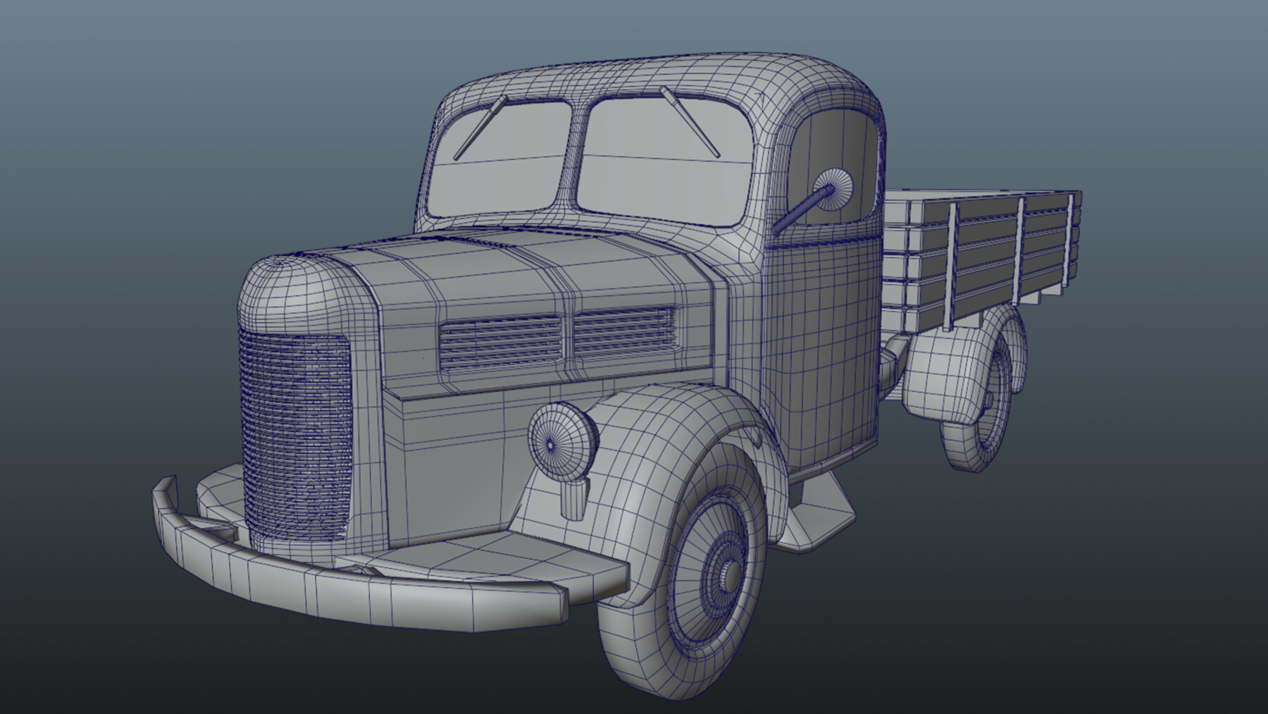 ArtStation - Old truck , 3d model | Game Assets
