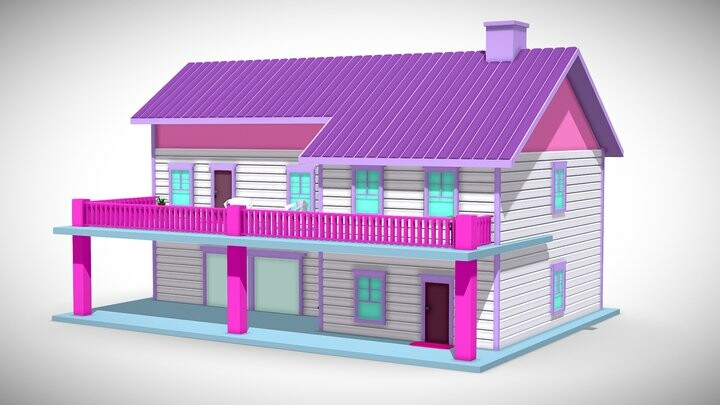 ArtStation - Toon House Pack Cartoon Lowpoly | Game Assets