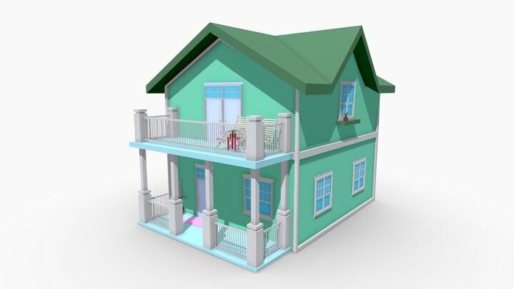 ArtStation - Toon House Pack Cartoon Lowpoly | Game Assets