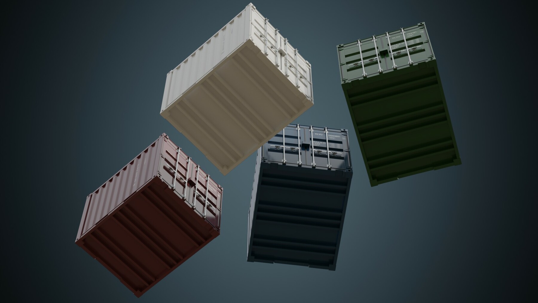 ArtStation - Cargo Container 5A | Game Assets