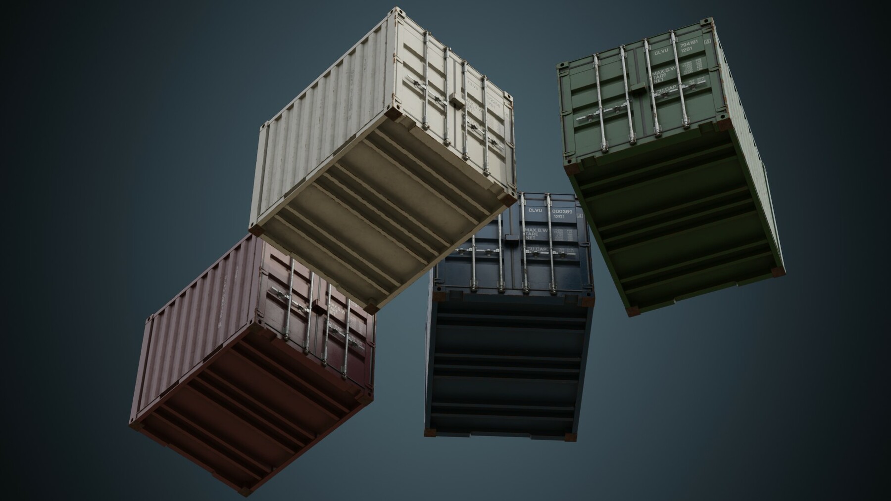 ArtStation - Cargo Container 5B | Game Assets
