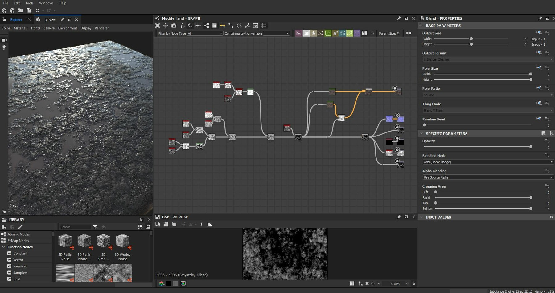 ArtStation - Wet mud ground | Game Assets