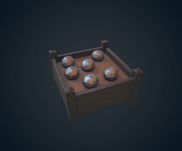 ArtStation - Cannon balls - PBR | Game Assets