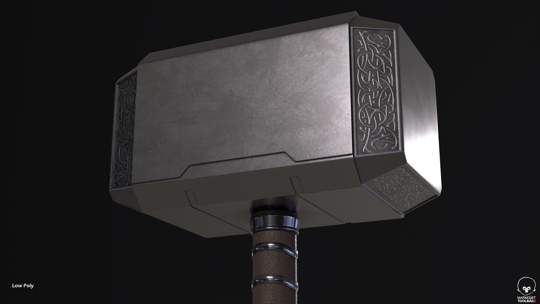 ArtStation - Mjolnir Thor Hammer | Game Assets