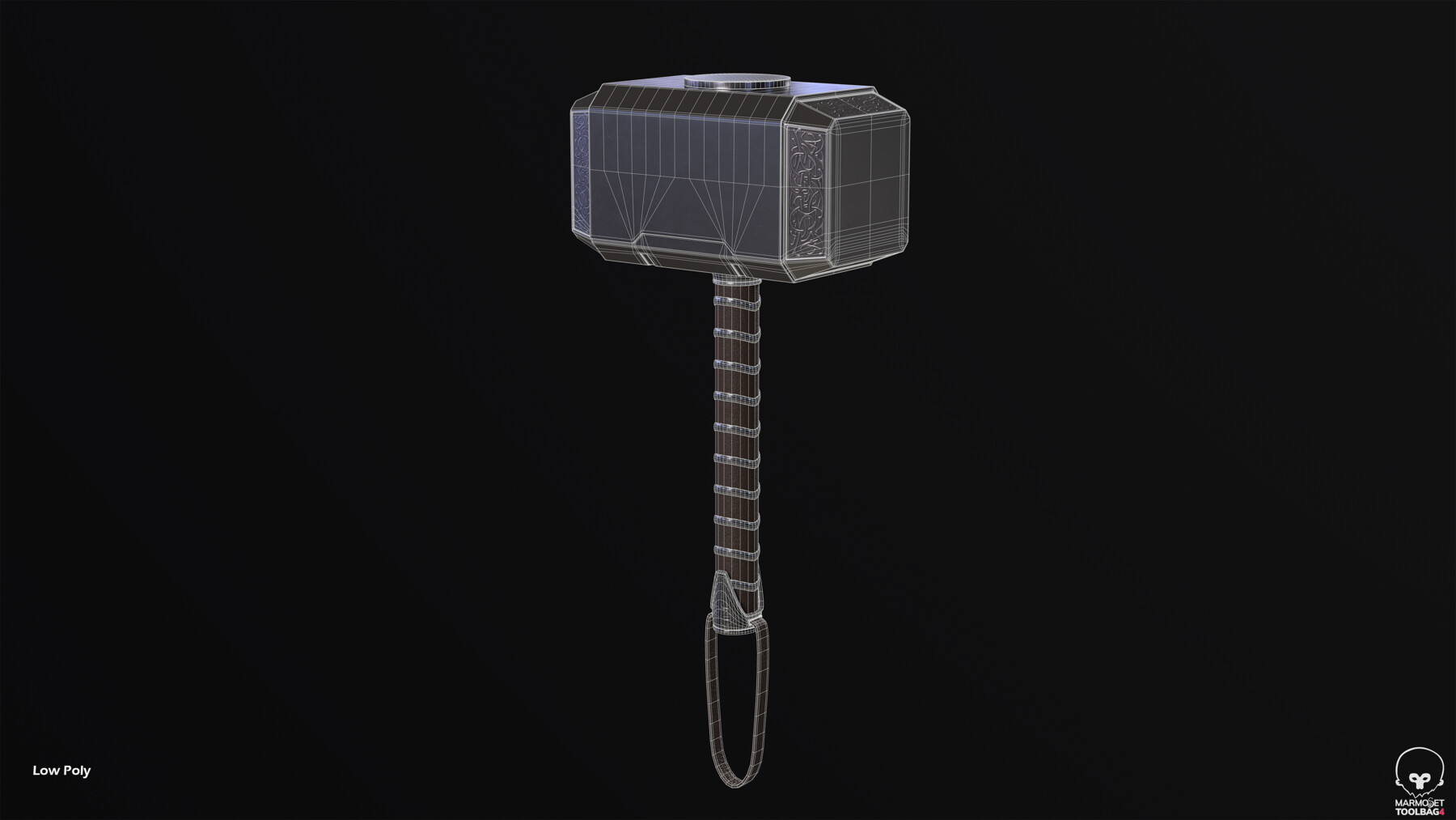 ArtStation - Mjolnir Thor Hammer | Game Assets