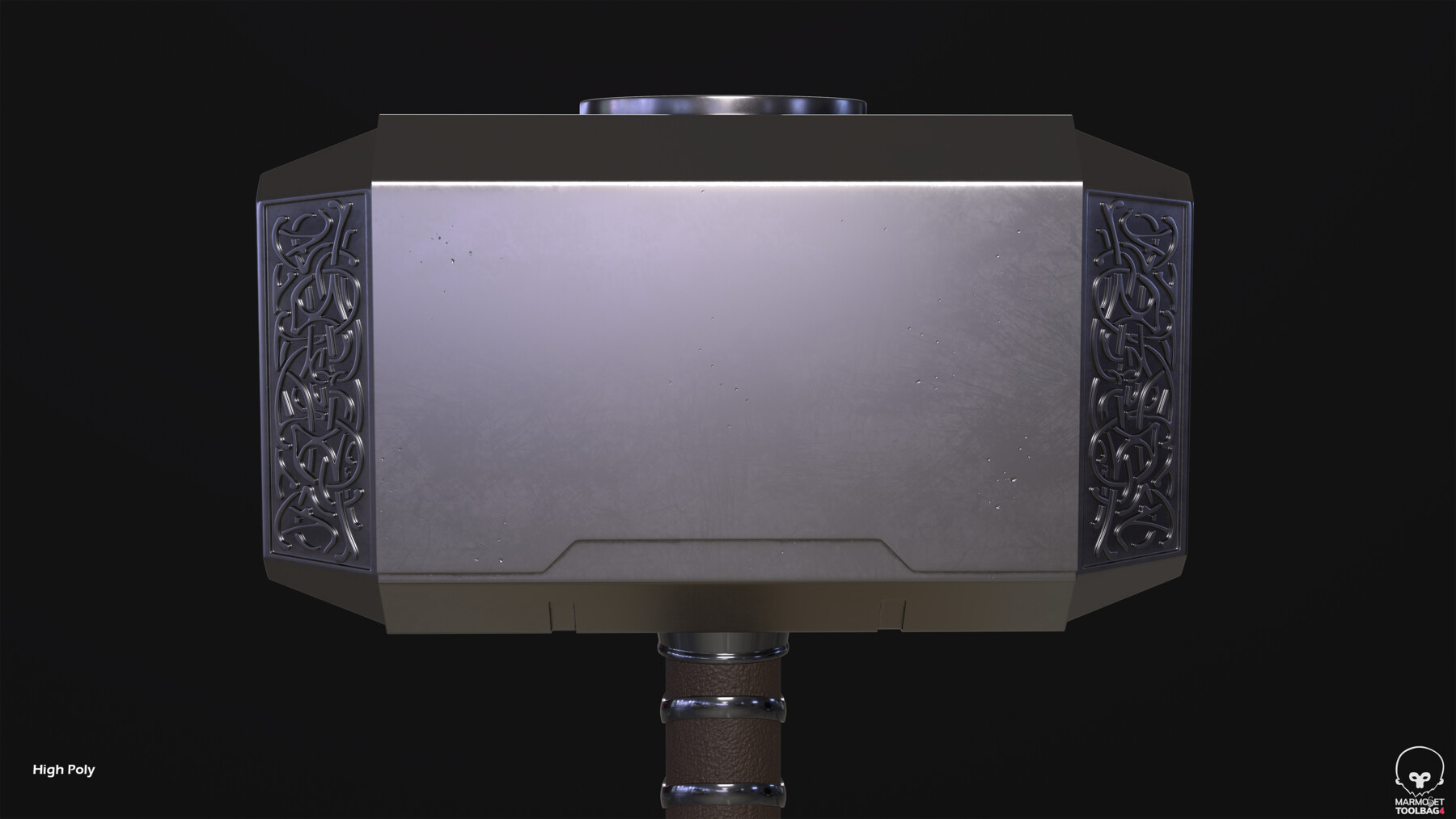 ArtStation - Mjolnir Thor Hammer | Game Assets