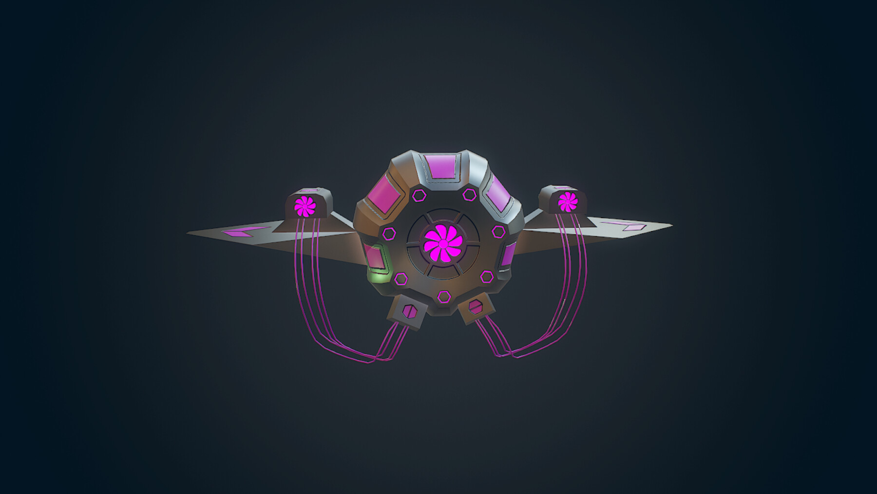 ArtStation - Sci-fi Military drone - 02 | Game Assets
