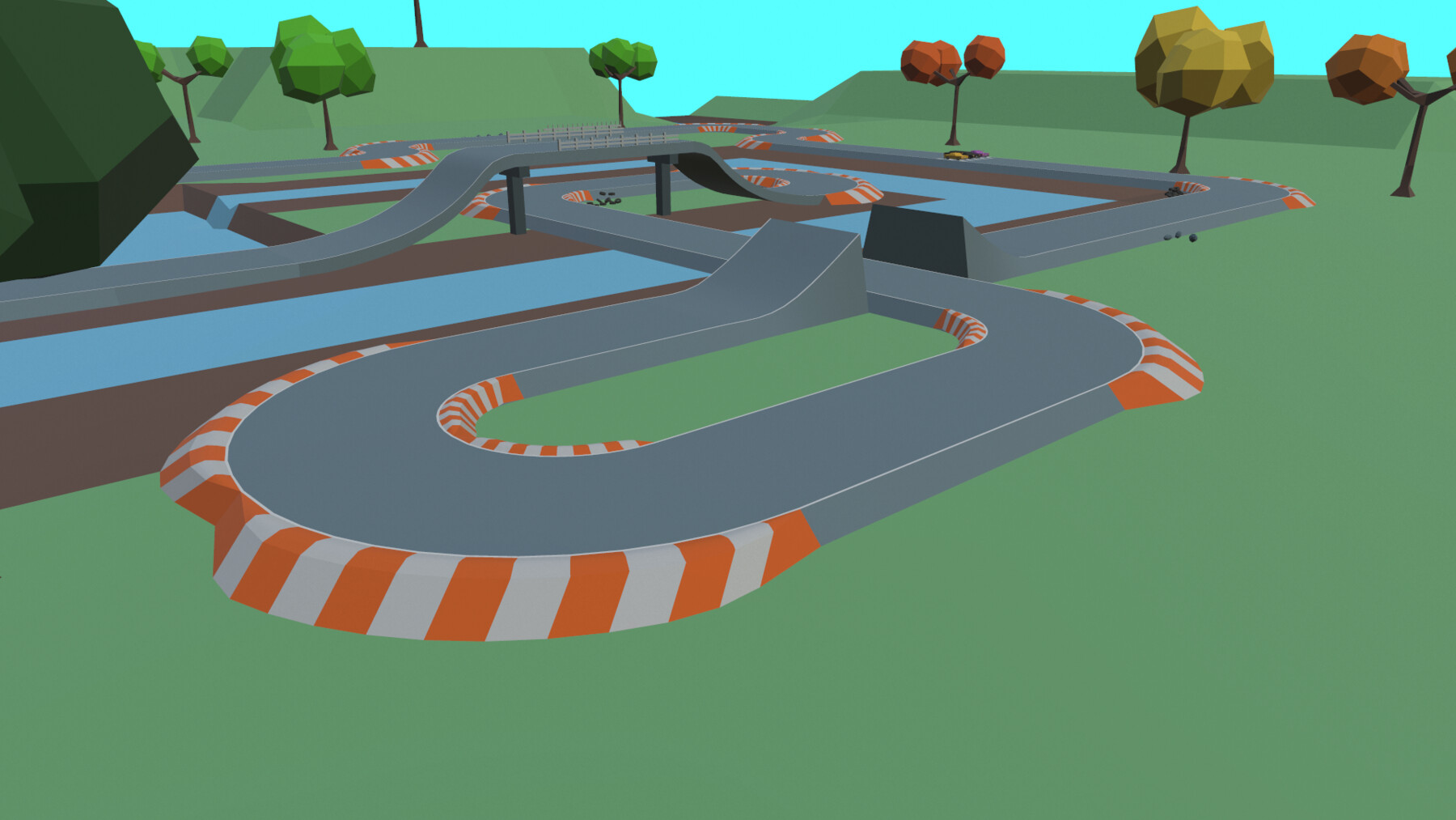 ArtStation - Race Track Cartoon | Game Assets