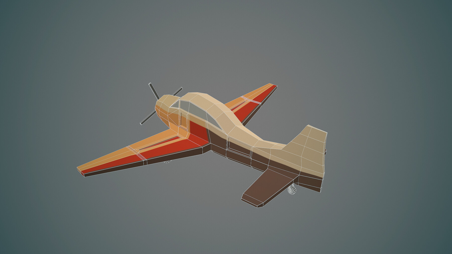 ArtStation - Airplane cartoon - 03 | Game Assets