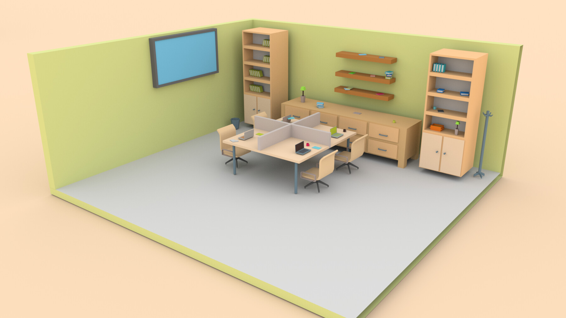 ArtStation - Office Cartoon | Game Assets