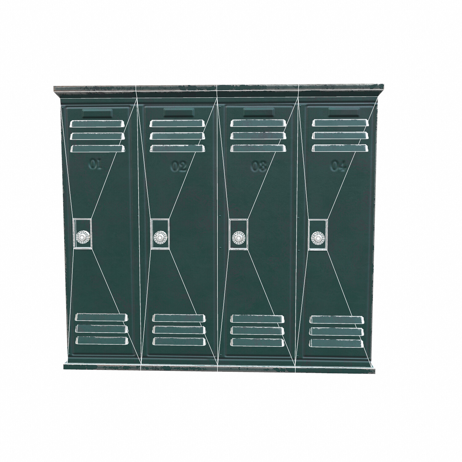 ArtStation - Lockers - 01 | Game Assets