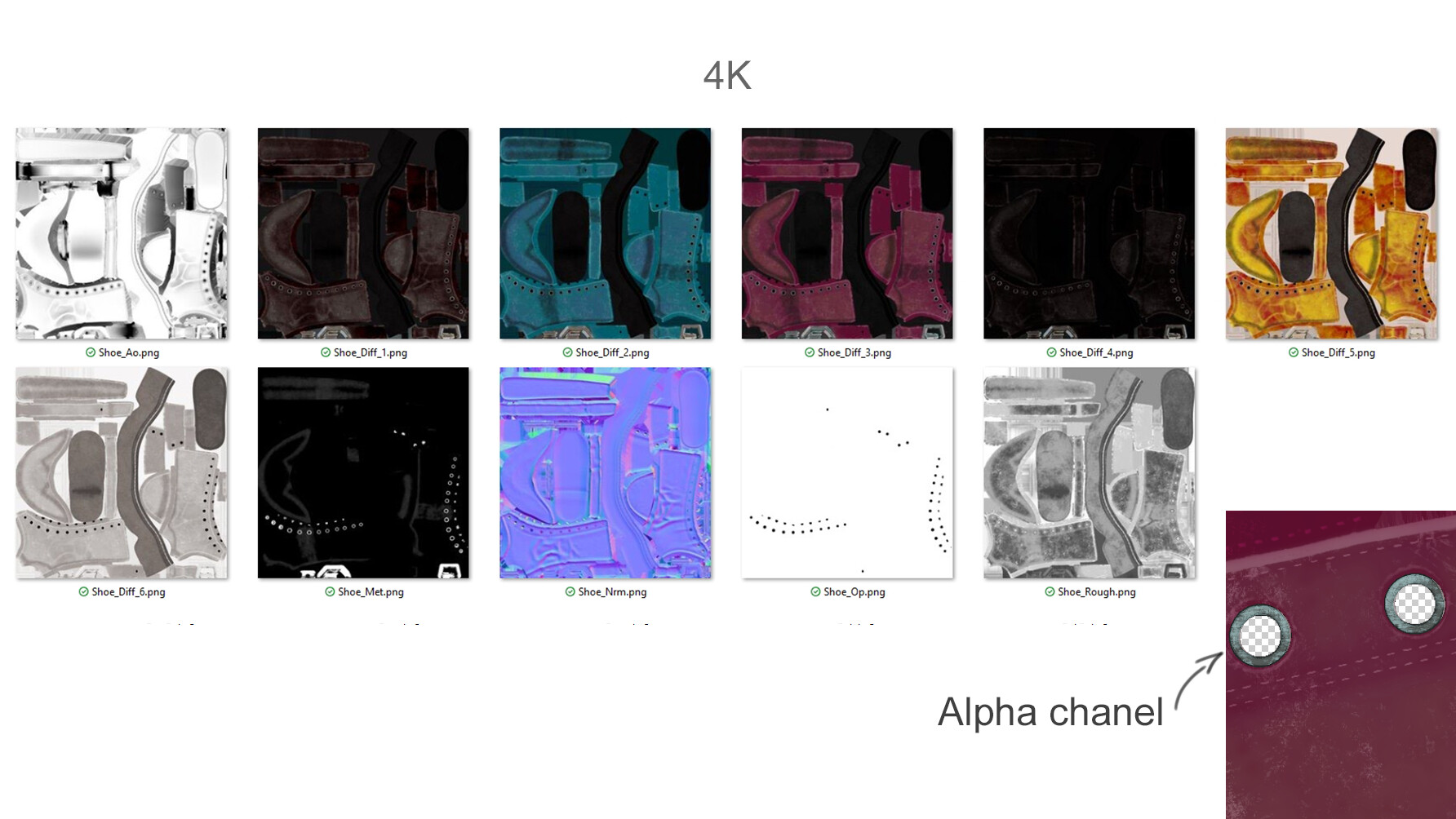 ArtStation - Hight LP shoe | Game Assets