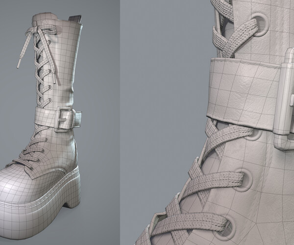 ArtStation - Hight LP shoe | Game Assets