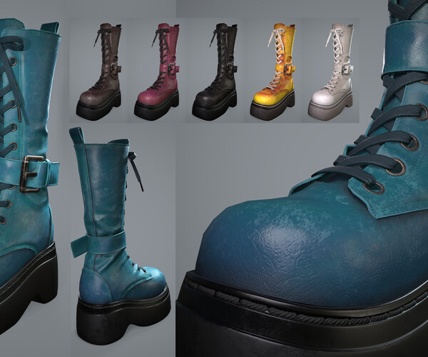 ArtStation - Hight LP shoe | Game Assets