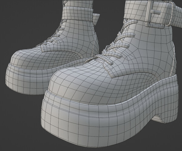 ArtStation - Hight LP shoe | Game Assets
