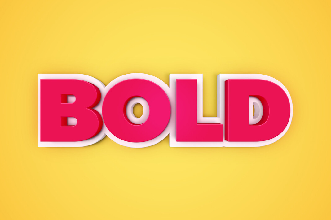 ArtStation - Bold Text Effects, PSD Template File | Artworks
