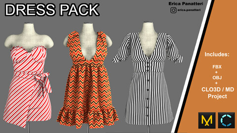 ArtStation - Dress pack | Game Assets