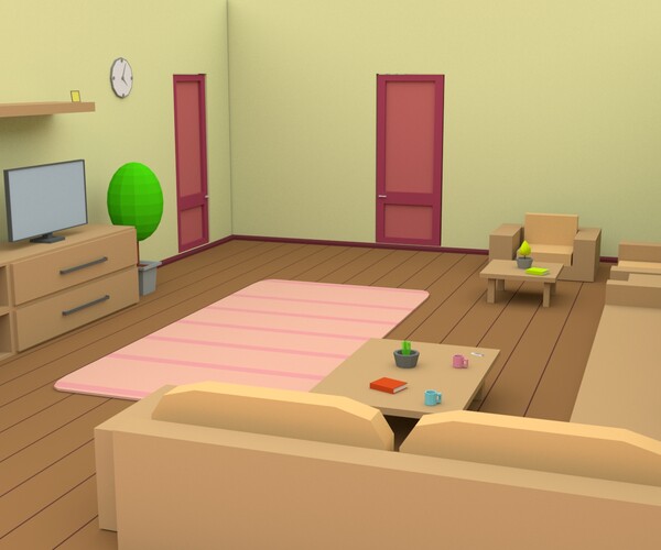 ArtStation - Cartoon House | Game Assets