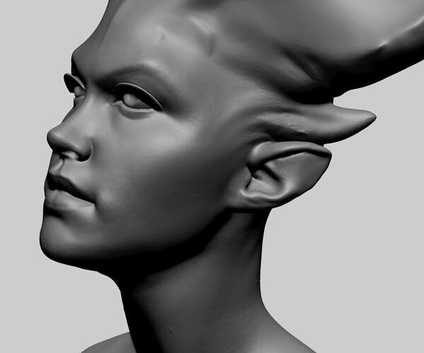 ArtStation - Fantasy Female Head I | Resources