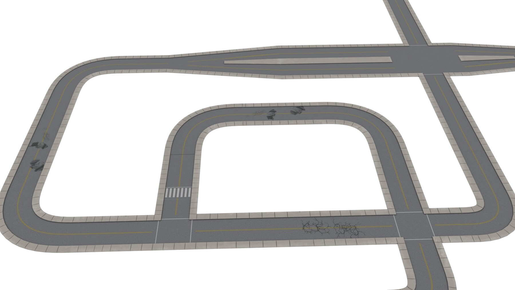 ArtStation - Road Pack-PBR | Game Assets