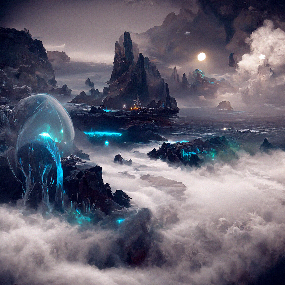 ArtStation - Alien Planet landscape #2 | Artworks