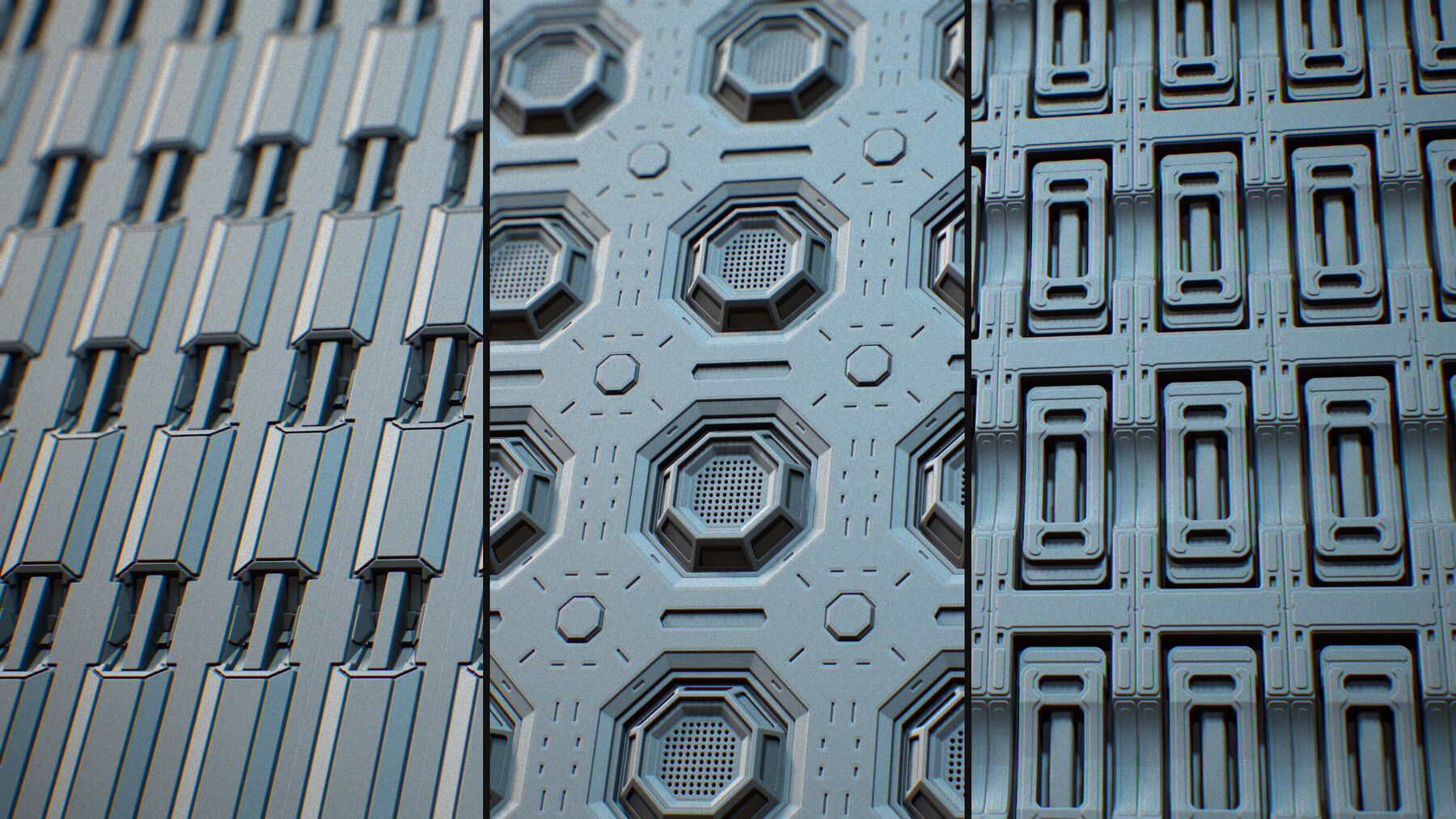 ArtStation - 60 Hardsurface Pattern - vol 03 | Game Assets
