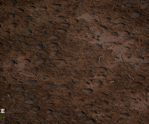 ArtStation - PBR Ground mud water | Game Assets