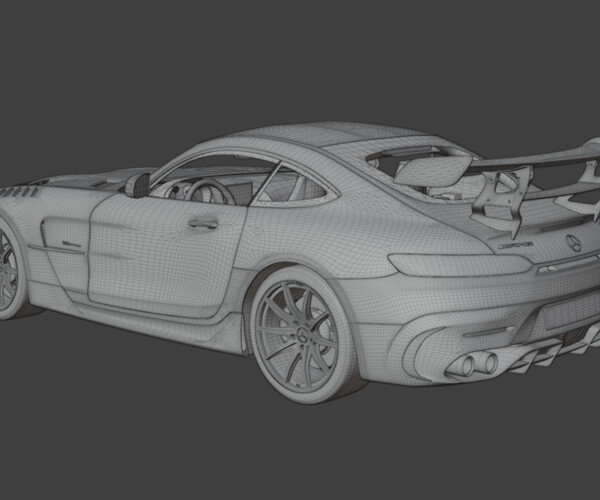 ArtStation - Mercedes Benz AMG GT Black Series 2021d | Game Assets