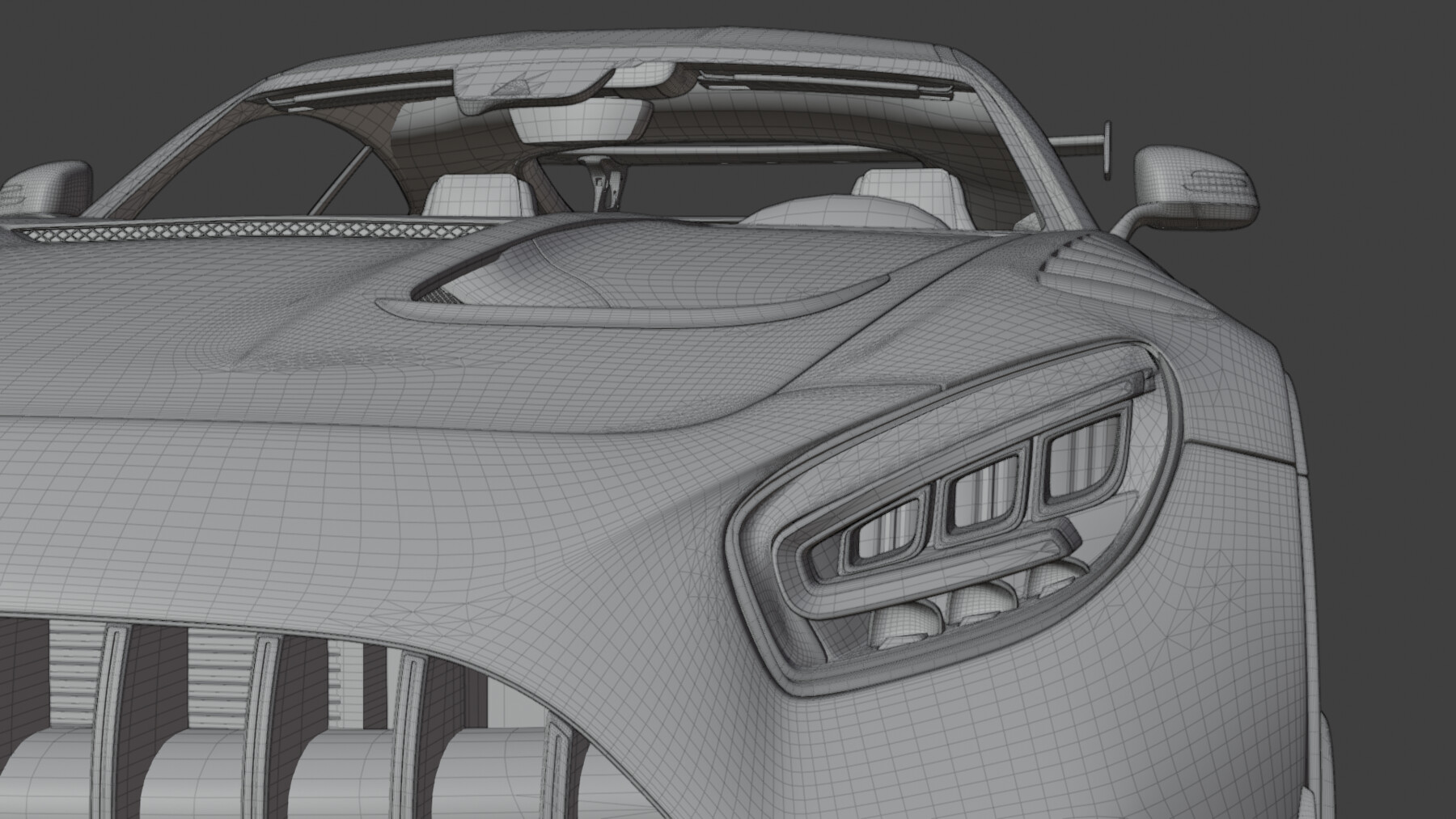 ArtStation - Mercedes Benz AMG GT Black Series 2021d | Game Assets