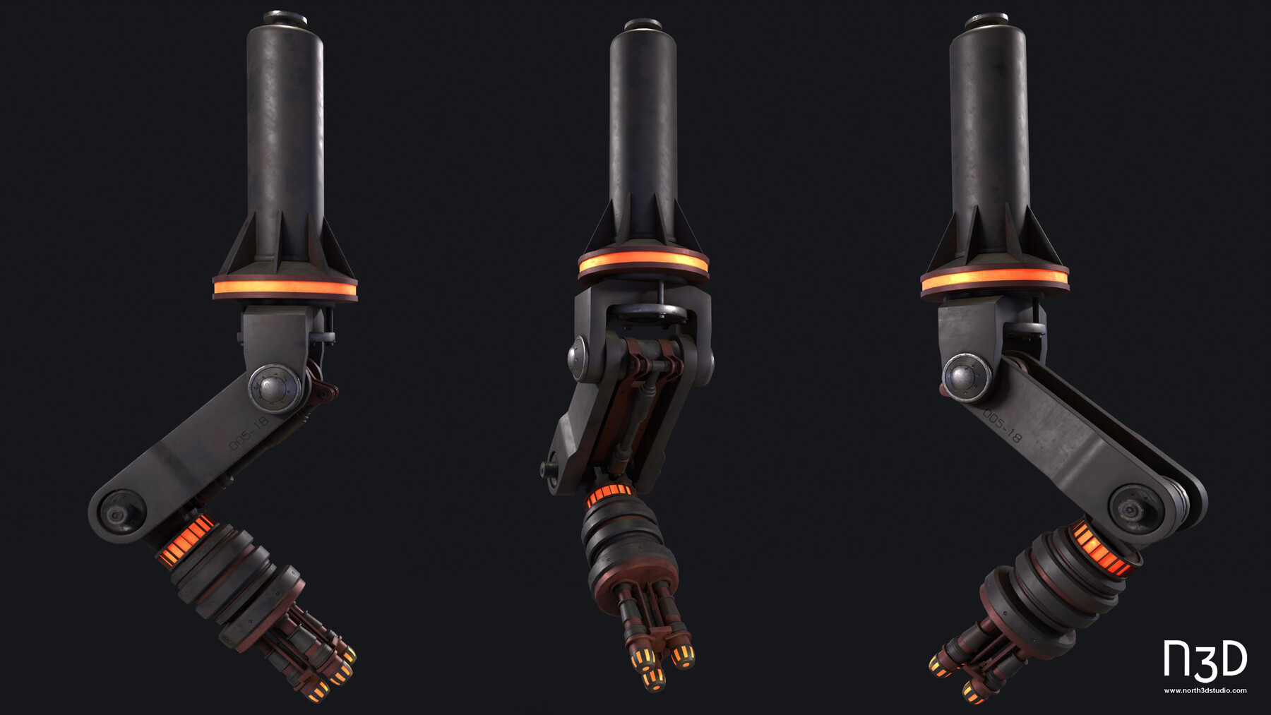ArtStation - Sci-Fi Robotic Arm | Game Assets