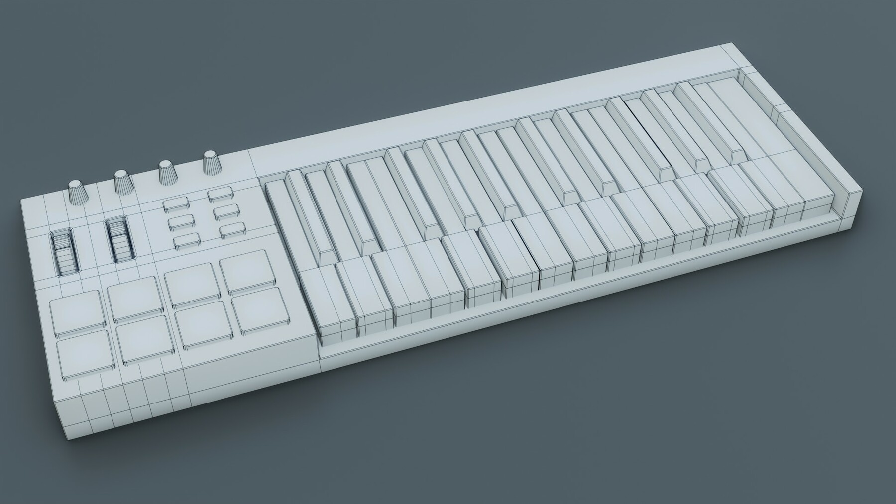 ArtStation - Alesis Midi Keyboard - Game Ready - PBR | Game Assets