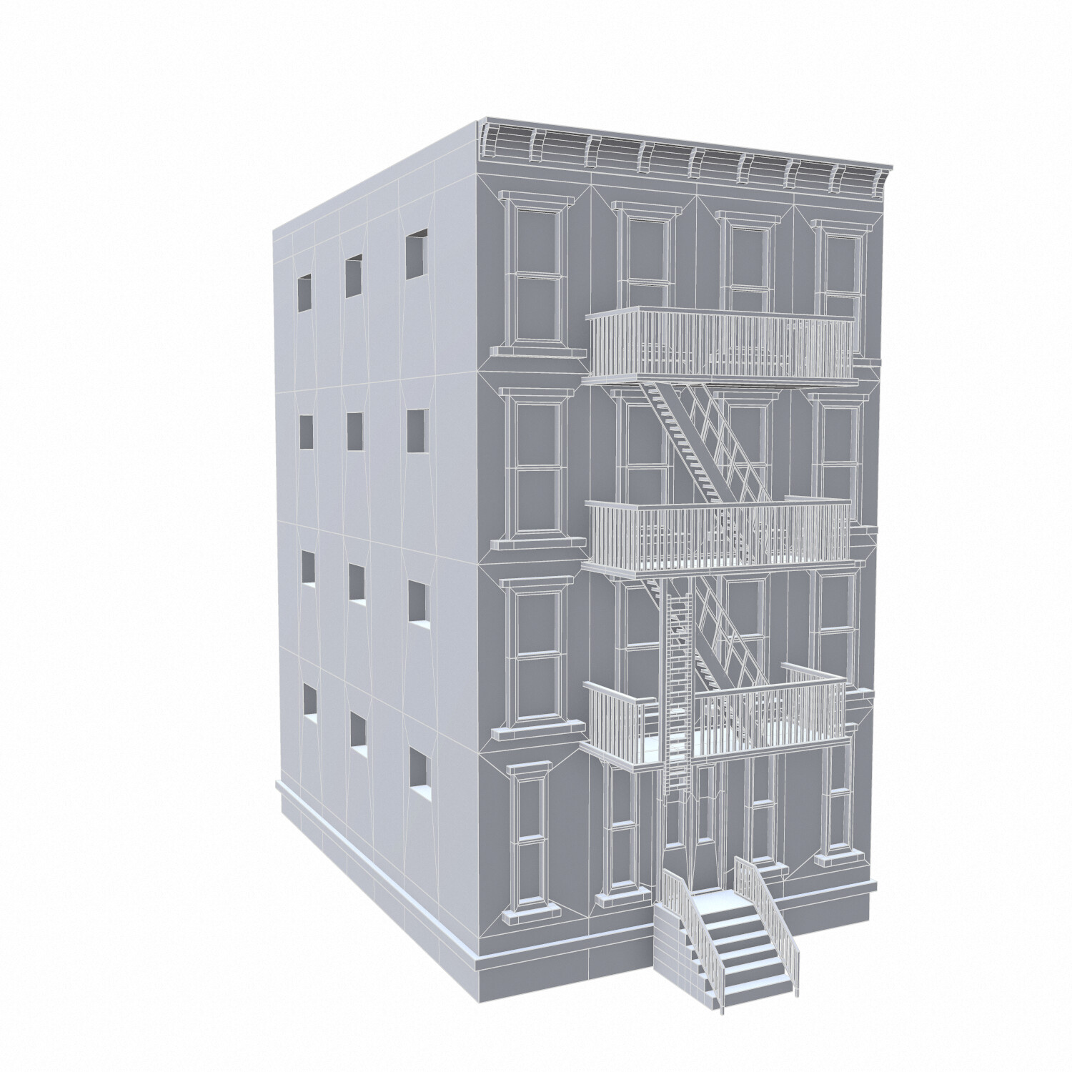 ArtStation - NYC Building 3 - PBR | Game Assets