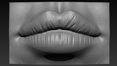 ArtStation - Female Lips 3D print | Resources