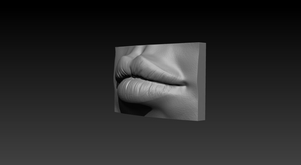ArtStation - Female Lips 3D print | Resources