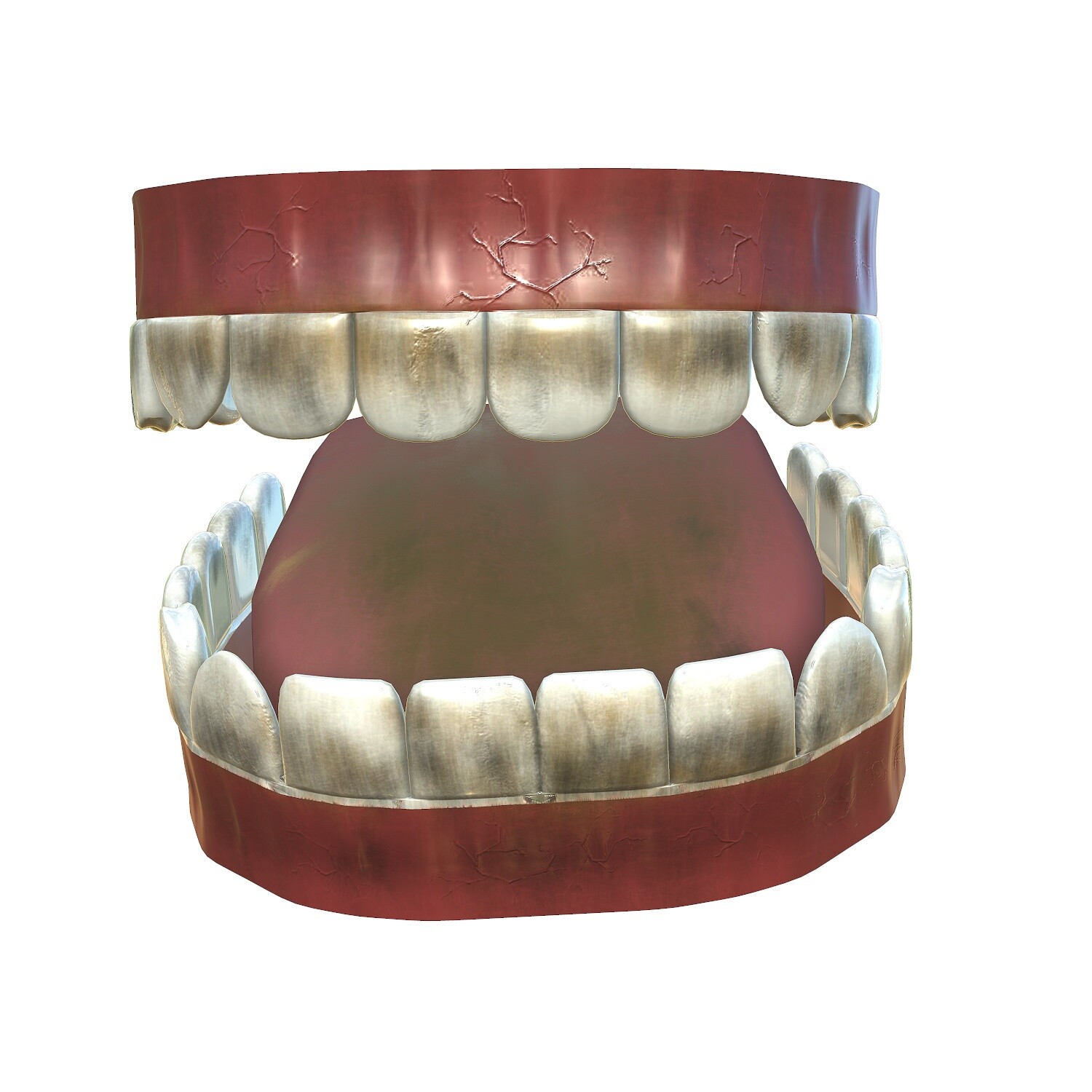 ArtStation - Teeth - Mouth Interior Low-poly | Resources