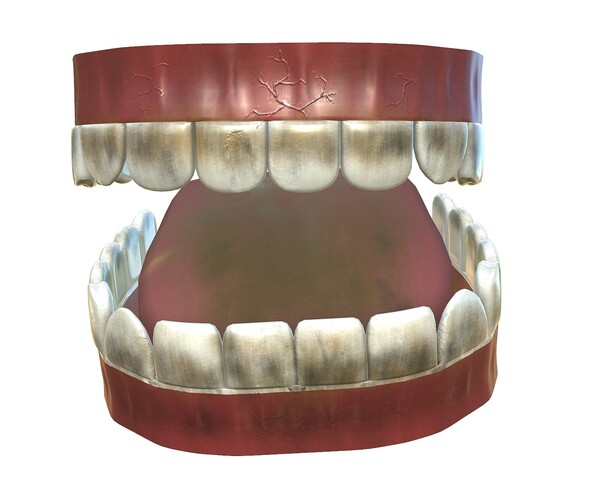 ArtStation - Teeth - Mouth Interior Low-poly | Resources
