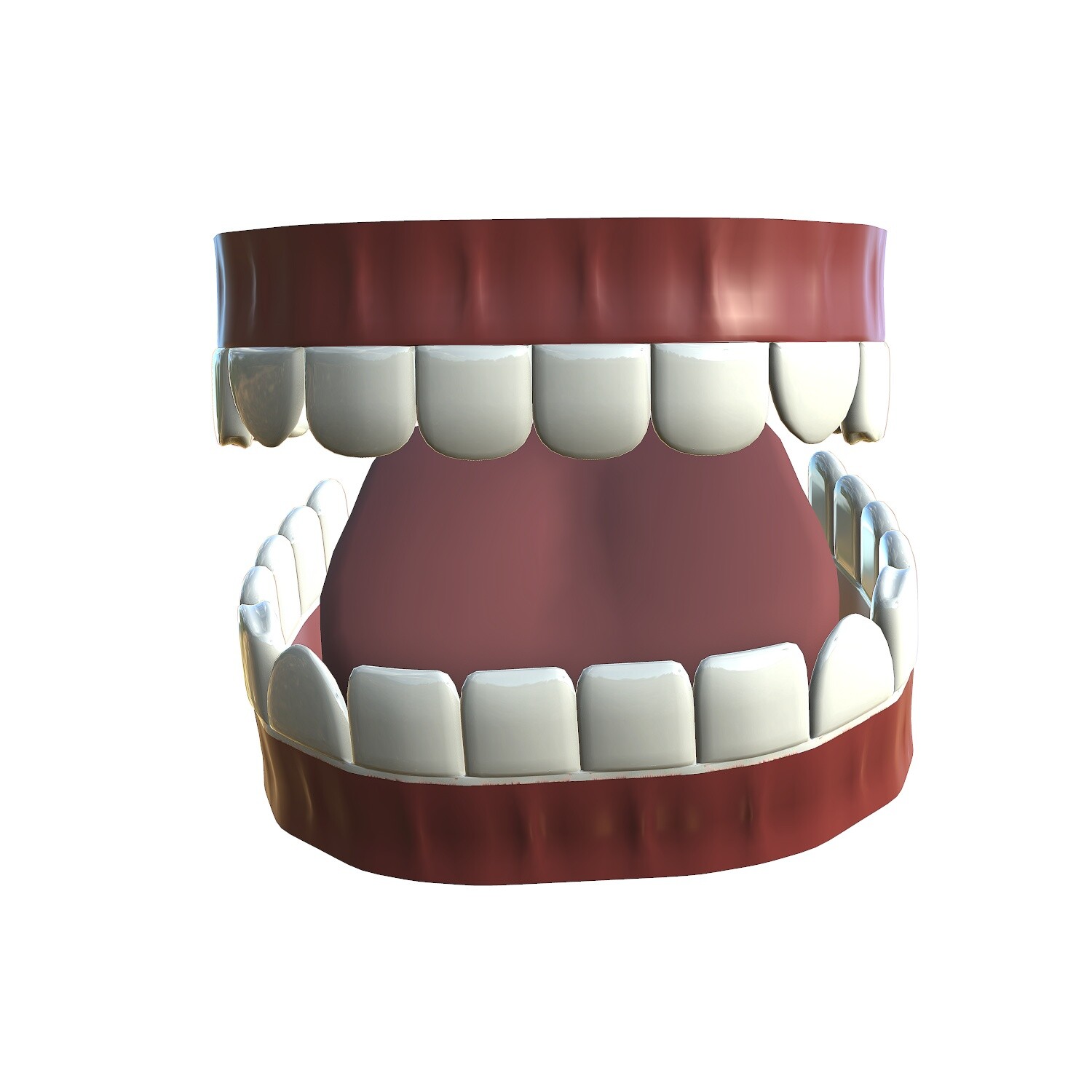 ArtStation - Teeth - Mouth Interior Low-poly | Resources
